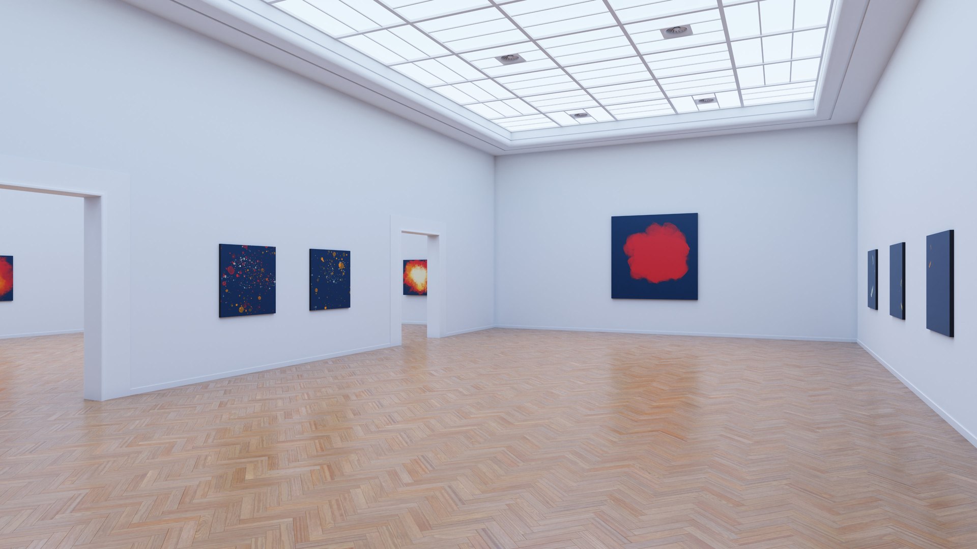 Art Museum Gallery Interior 26 Model - TurboSquid 1869029