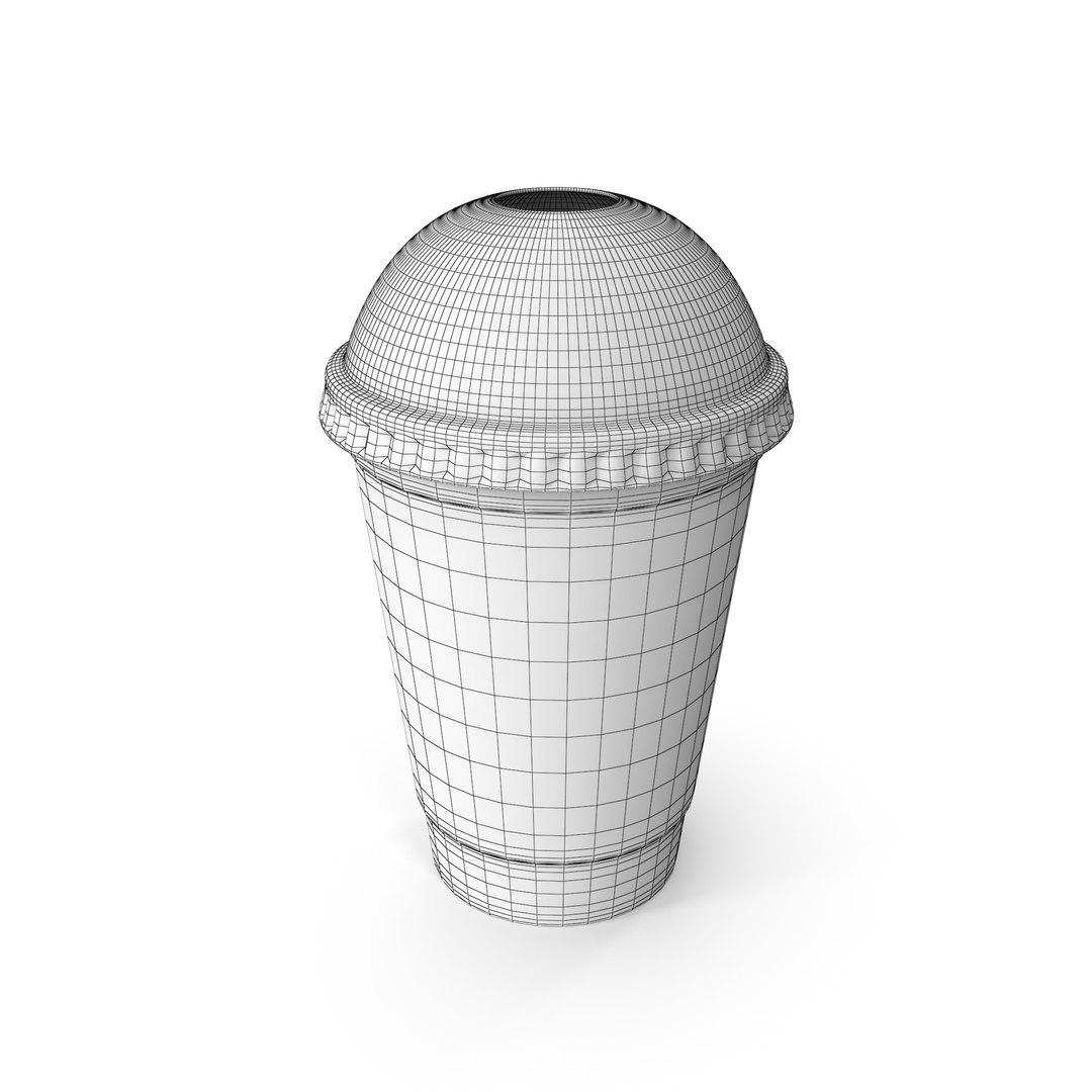Juice Plastic Cup model - TurboSquid 1851953
