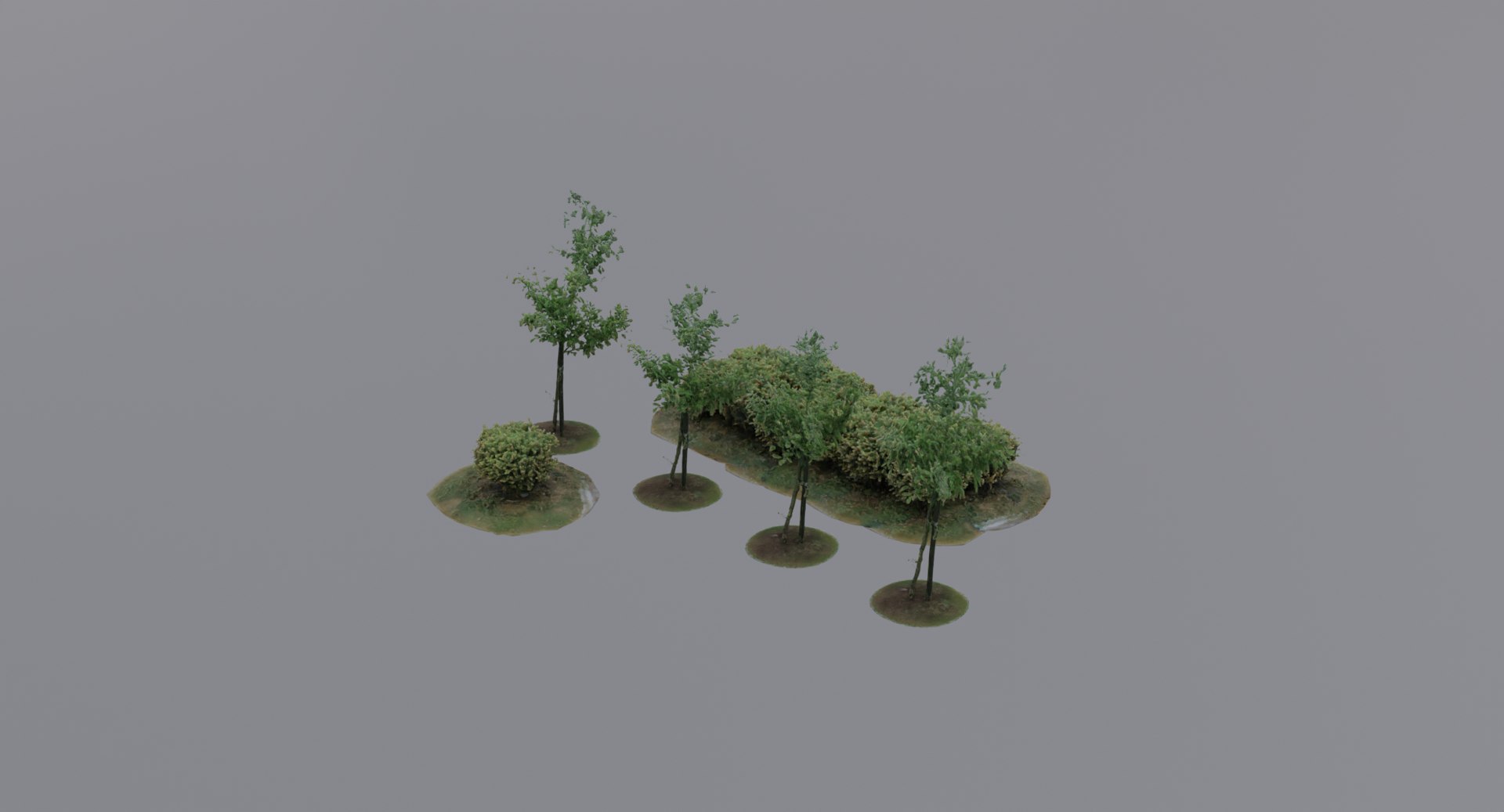 3D Vegetation Assets - Trees Bushes - TurboSquid 2093611