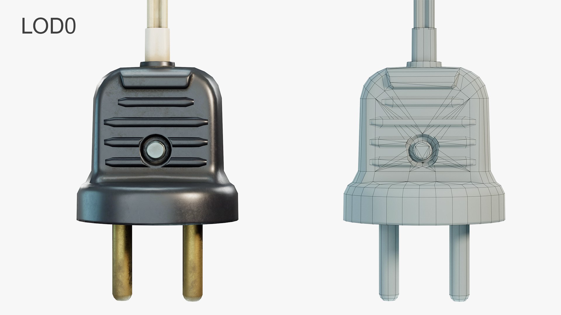 Electrical Plug USSR 3D Model - TurboSquid 2275362