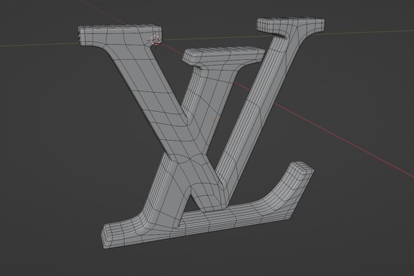 Louis Vuitton logo 3D model - TurboSquid 2047590