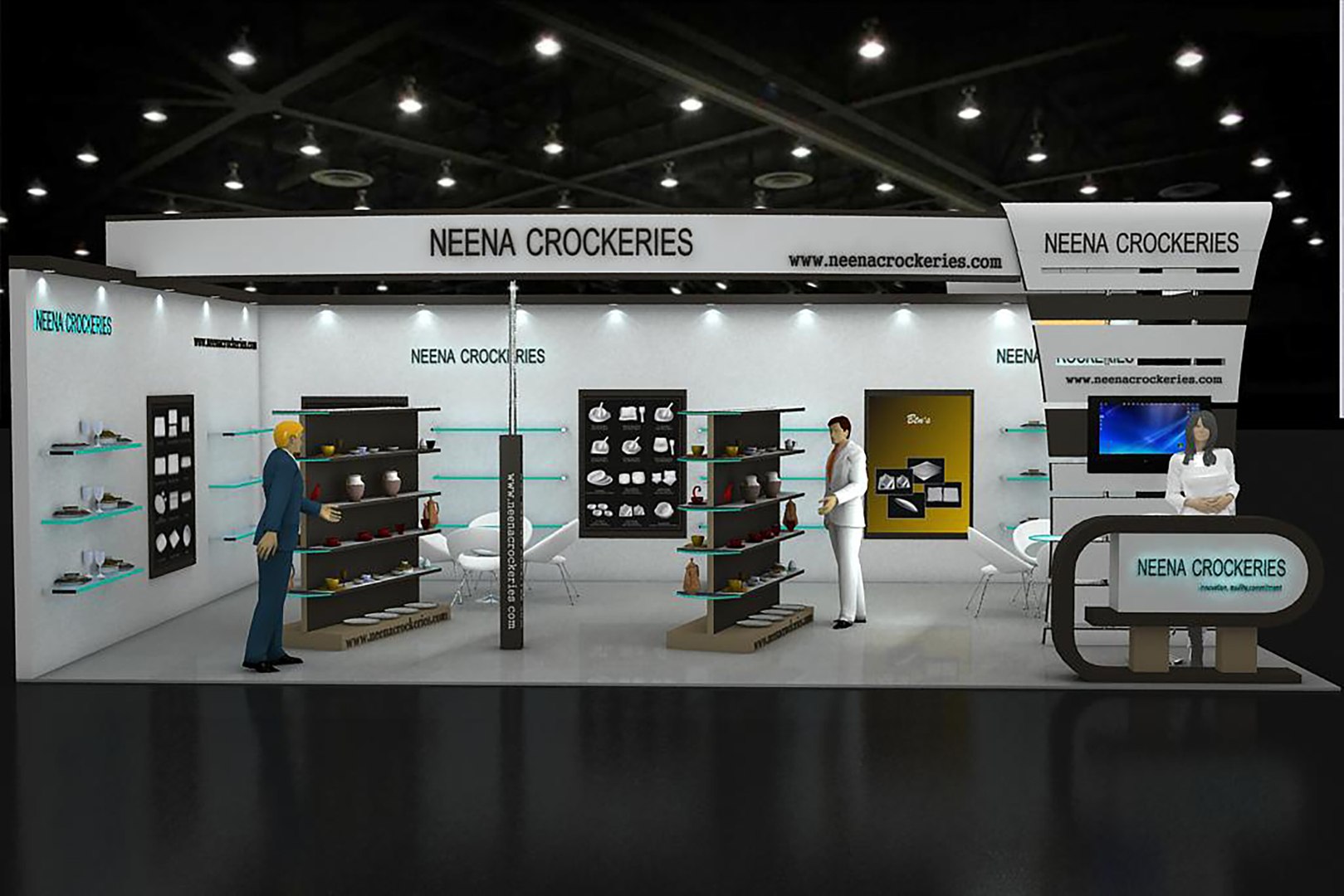 8X5 CROCKRIES STAND 3D Model - TurboSquid 1722111