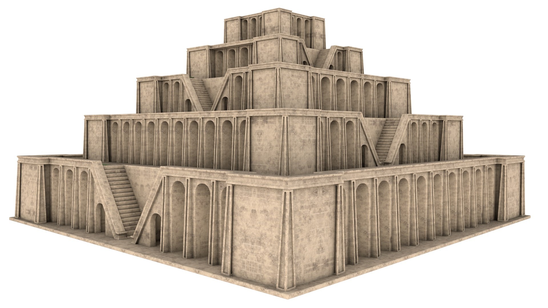 3D model Ancient Babylon Building - TurboSquid 1990621