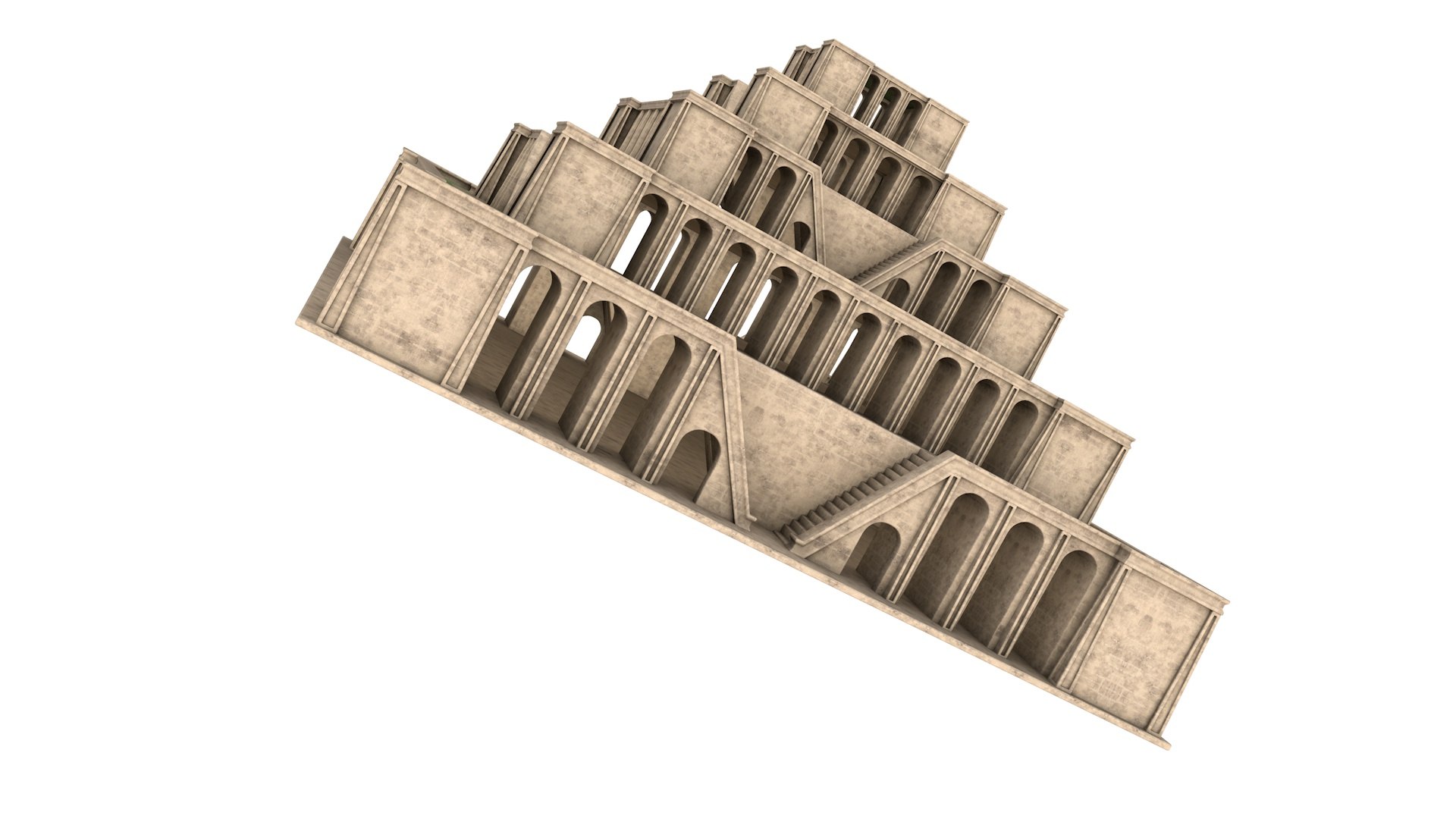 3D model Ancient Babylon Building - TurboSquid 1990621