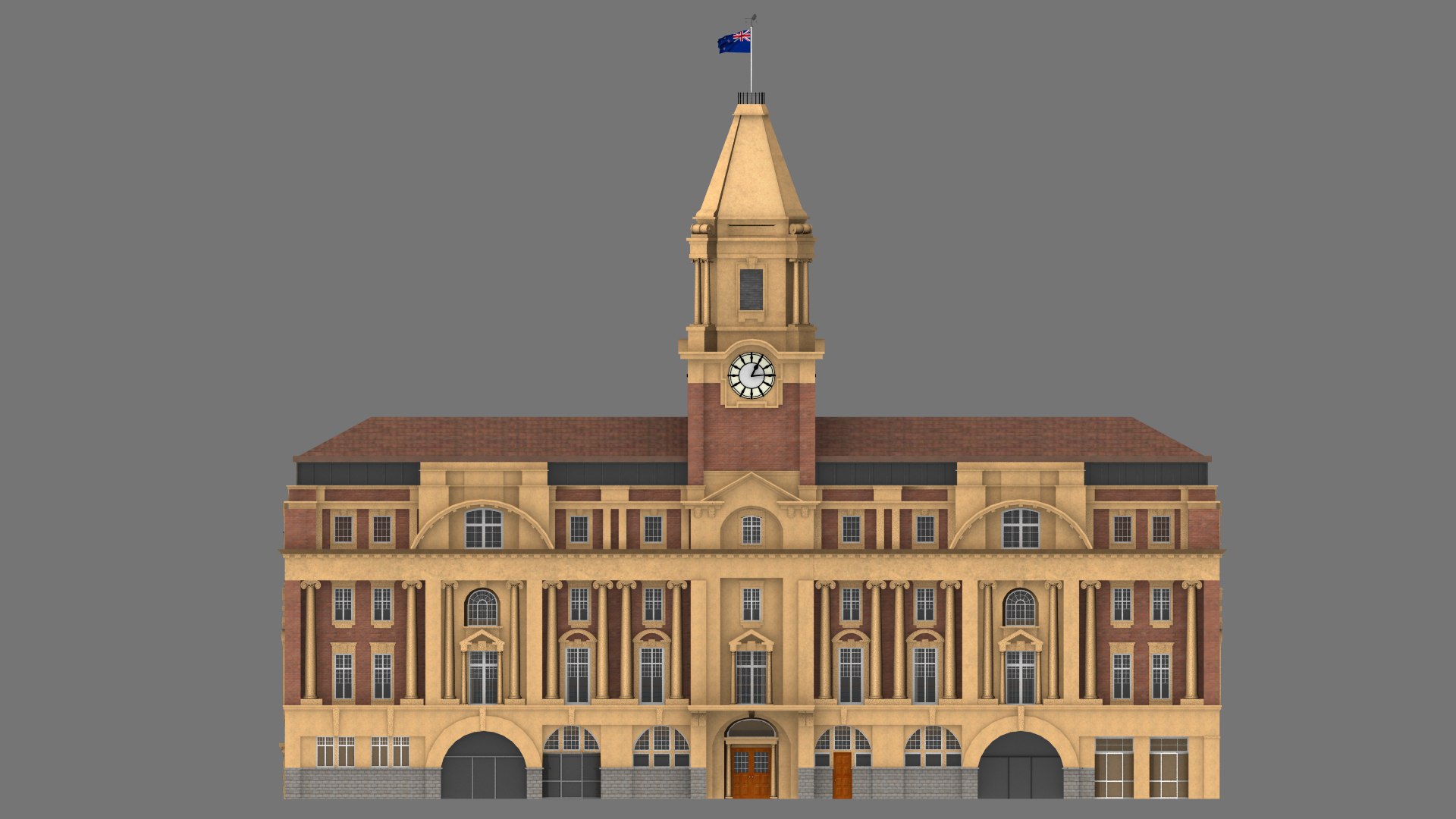 Auckland Ferry Building 3D - TurboSquid 2199650
