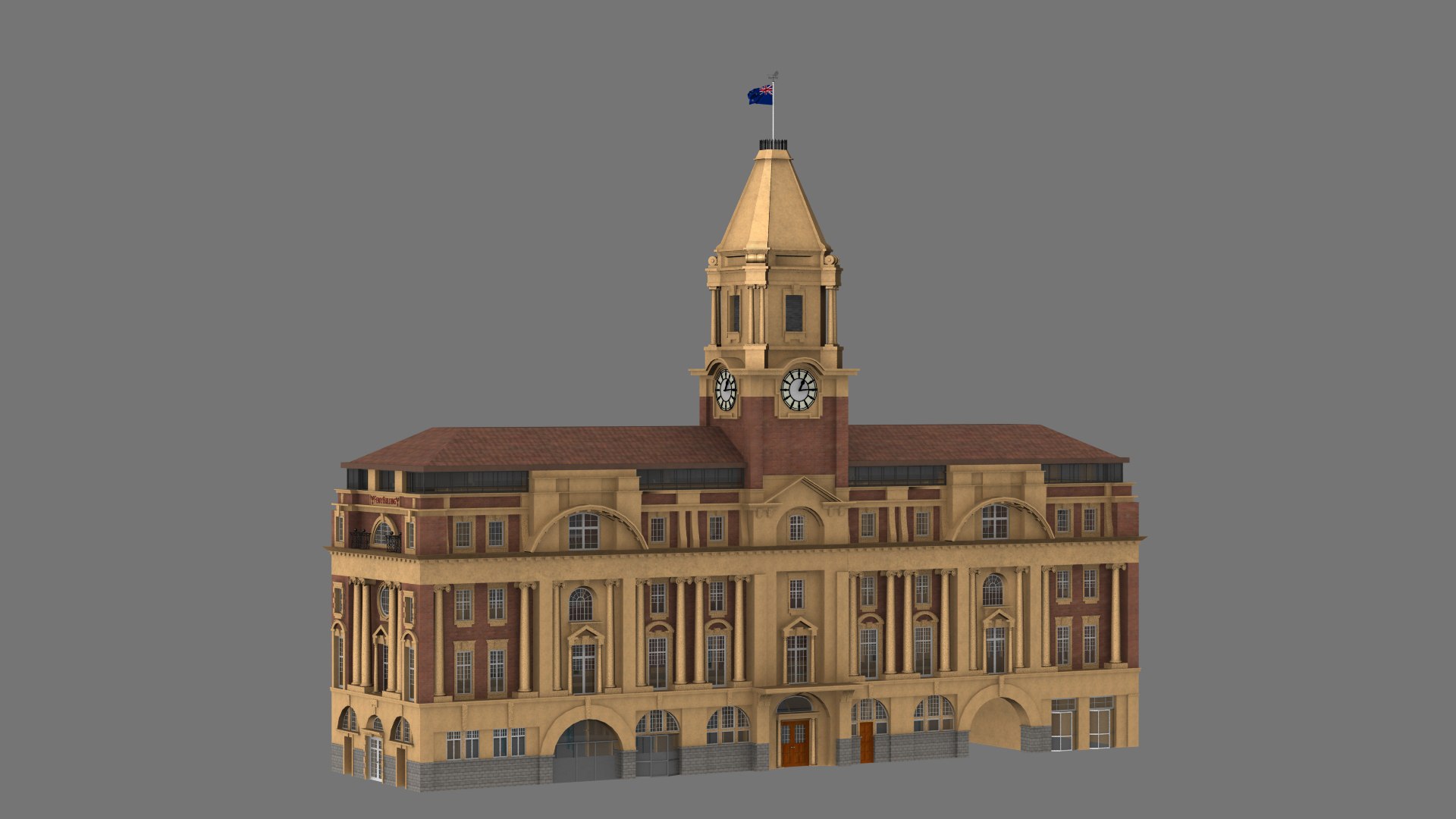 Auckland Ferry Building 3D - TurboSquid 2199650