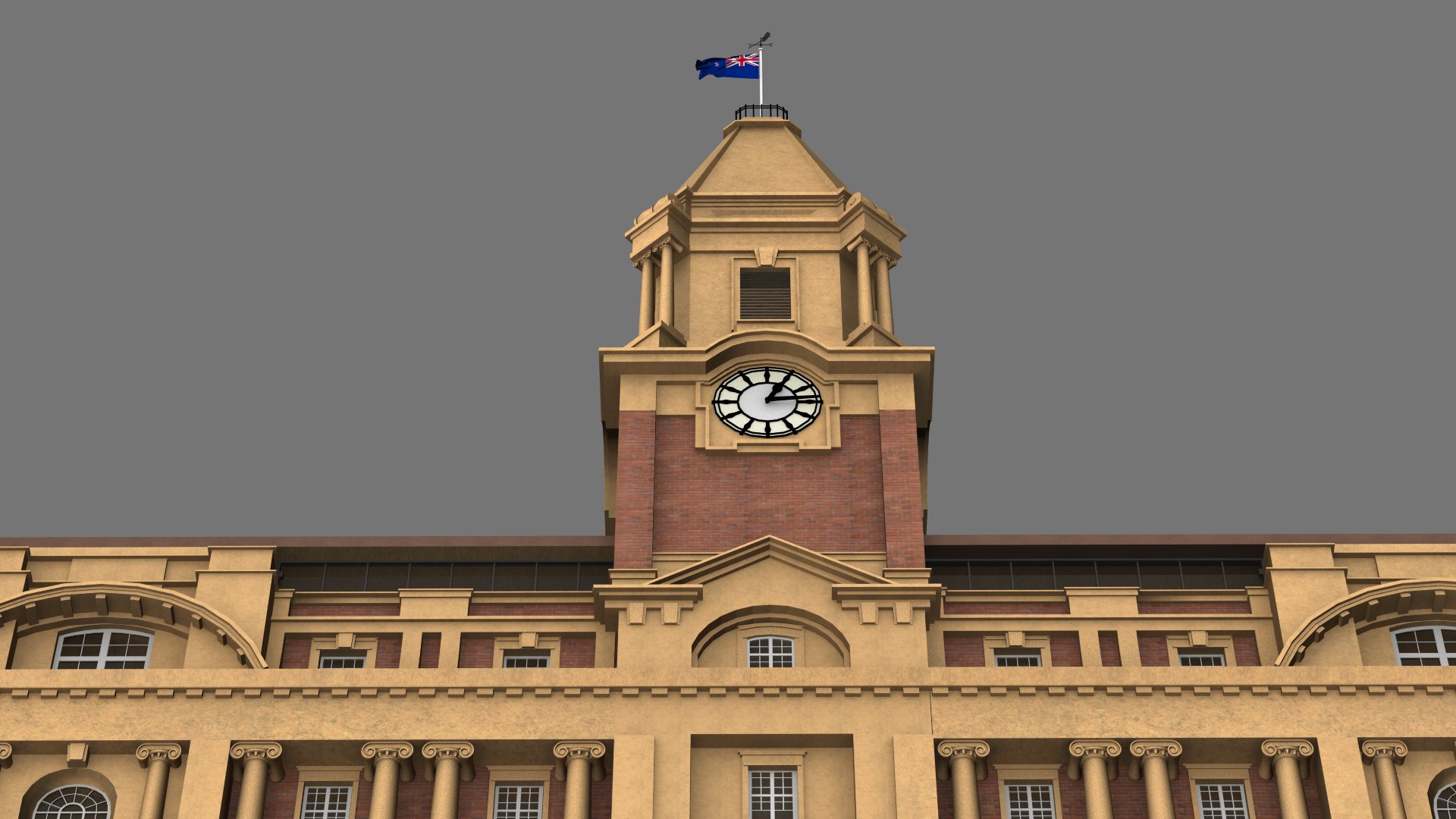 Auckland Ferry Building 3D - TurboSquid 2199650