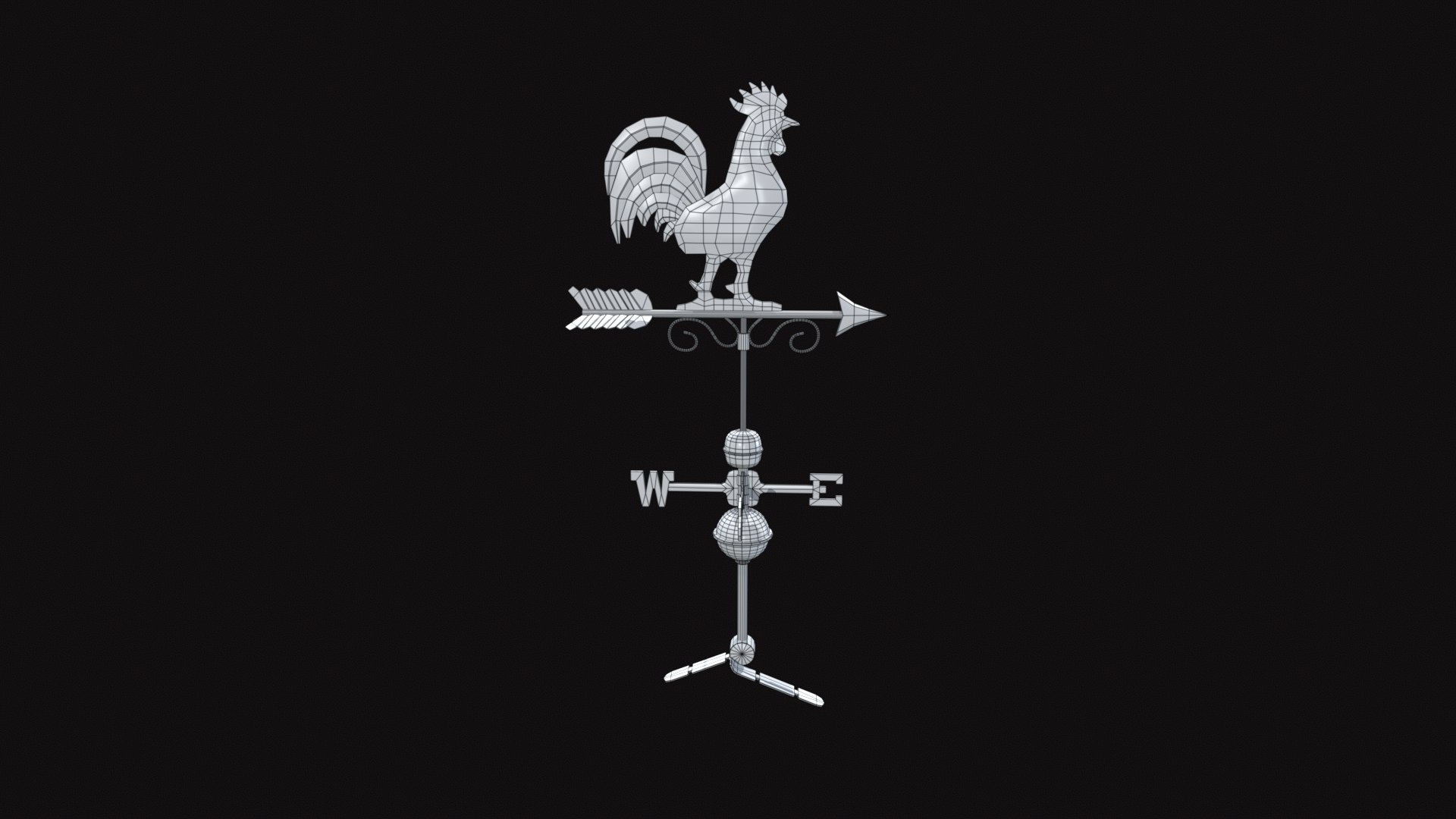 3D Medieval Weather Vane Model - TurboSquid 2310047