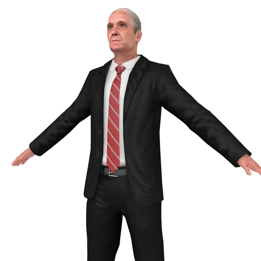 Man manager 3D model - TurboSquid 1349692