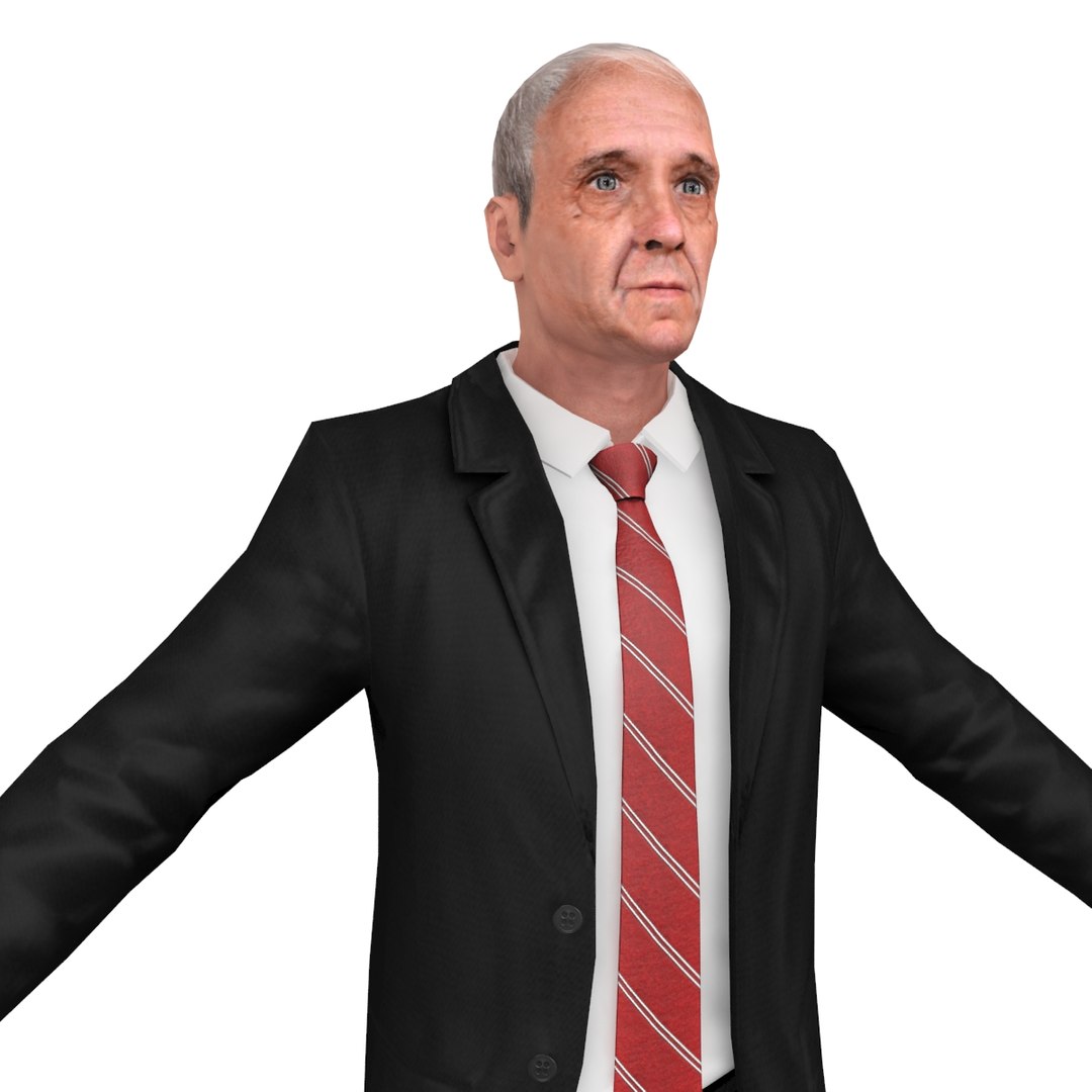 Man manager 3D model - TurboSquid 1349692
