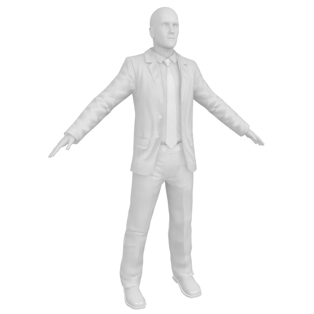 Man manager 3D model - TurboSquid 1349692