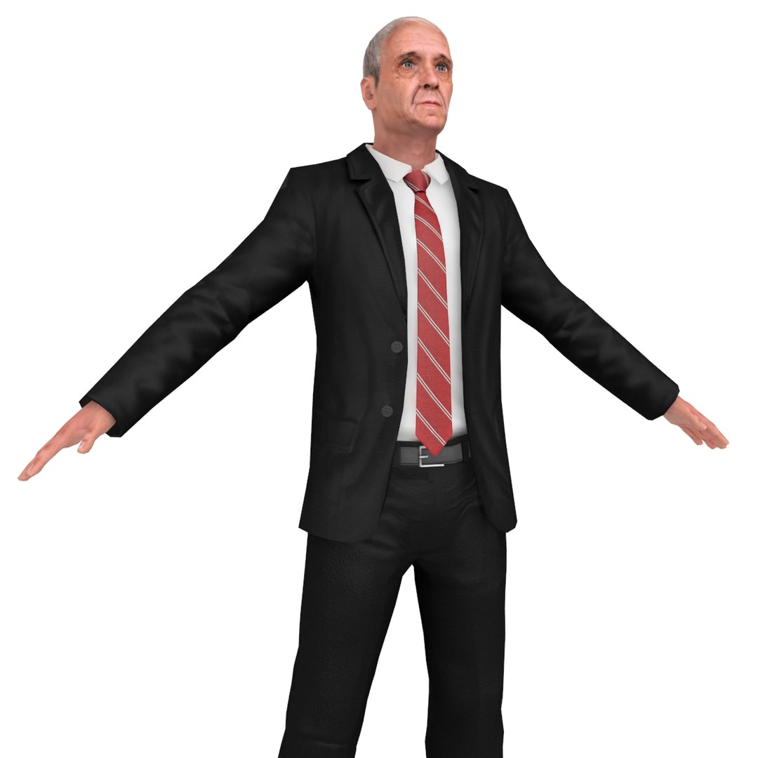 Man manager 3D model - TurboSquid 1349692