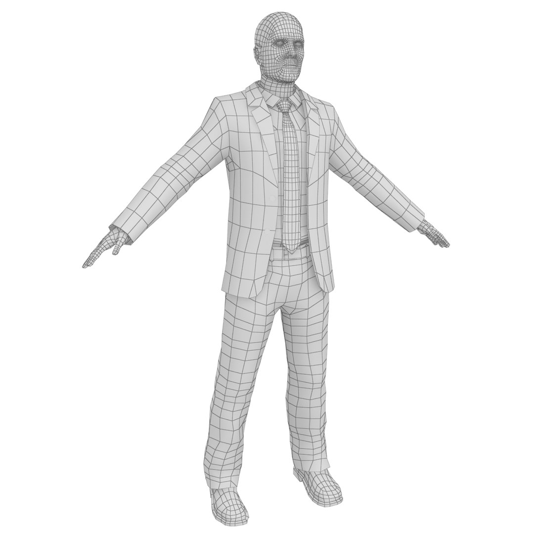 Man manager 3D model - TurboSquid 1349692