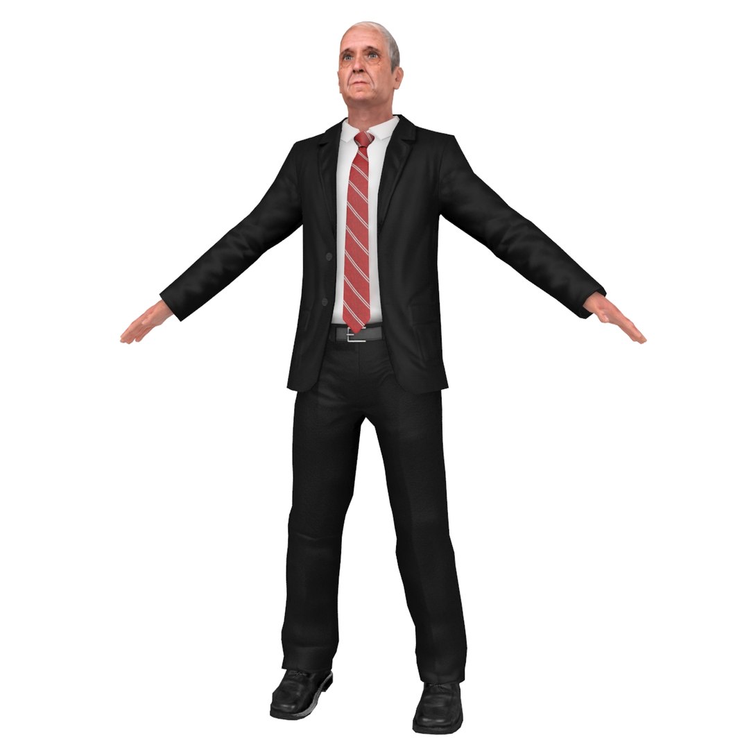 Man manager 3D model - TurboSquid 1349692