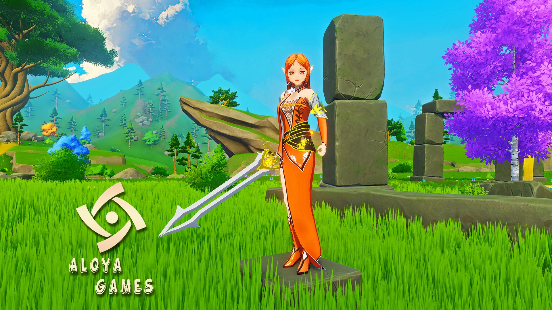 Female Great Sword Character - Anime Character 3D Model - TurboSquid ...