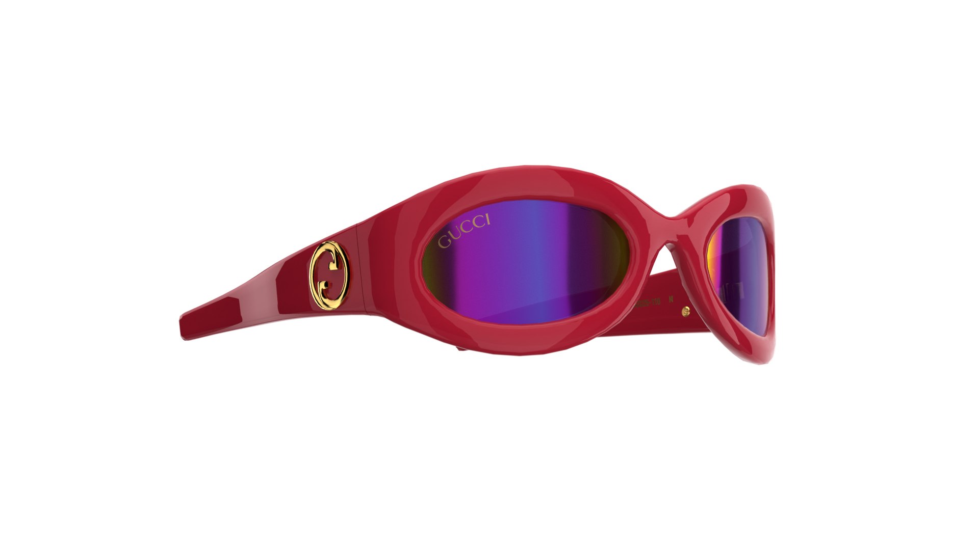 3D GUCCI Sunglasses Red Model - TurboSquid 2299191