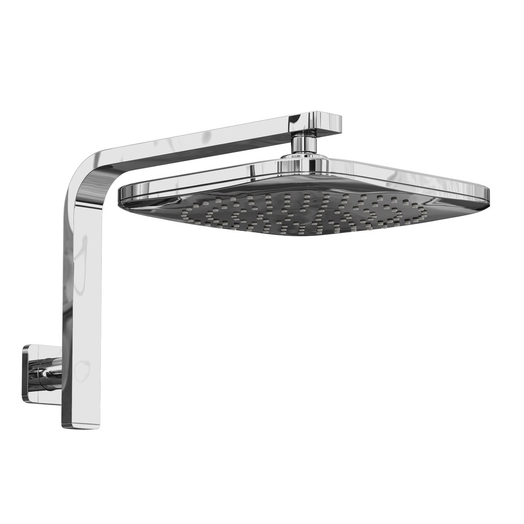 Nuage High-Rise Shower Arm And Rose Model - TurboSquid 2398553