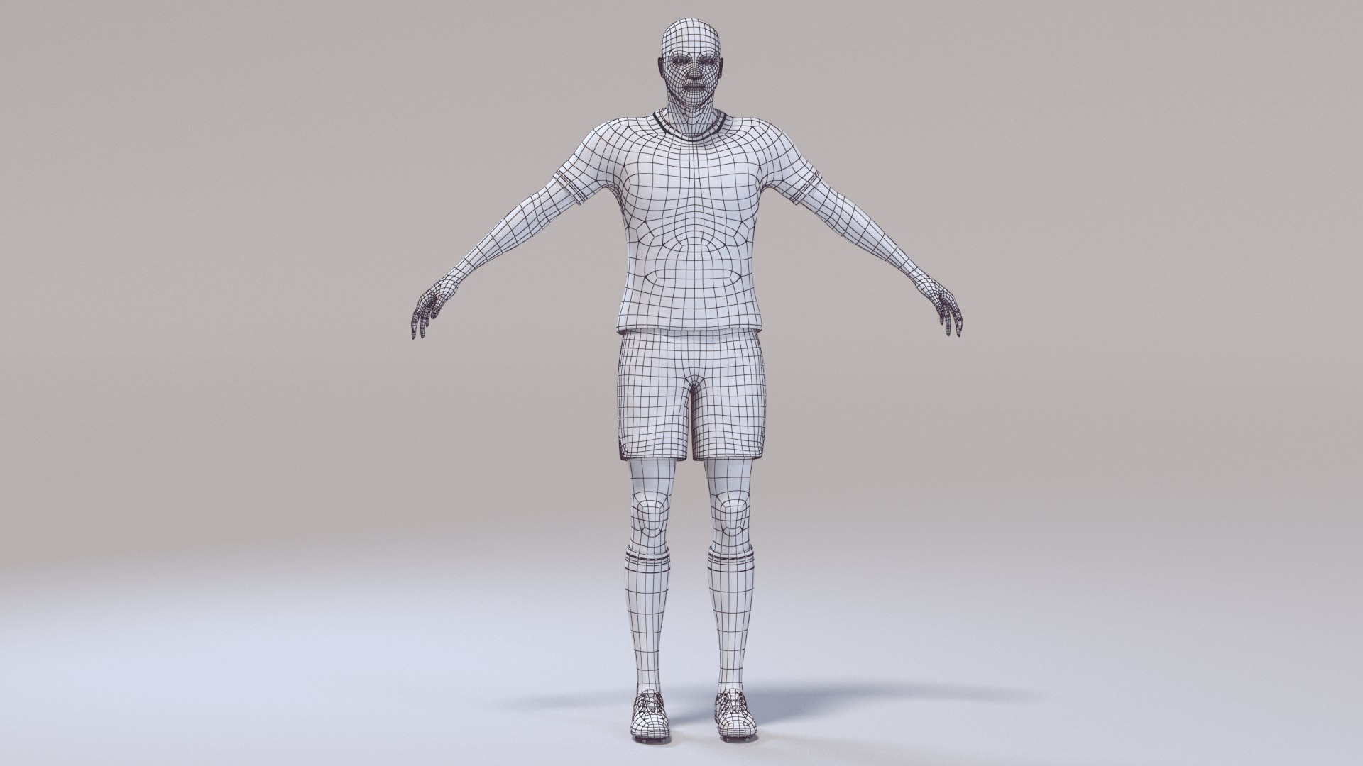 Male Soccer Player Animated HQ 3D - TurboSquid 2187663