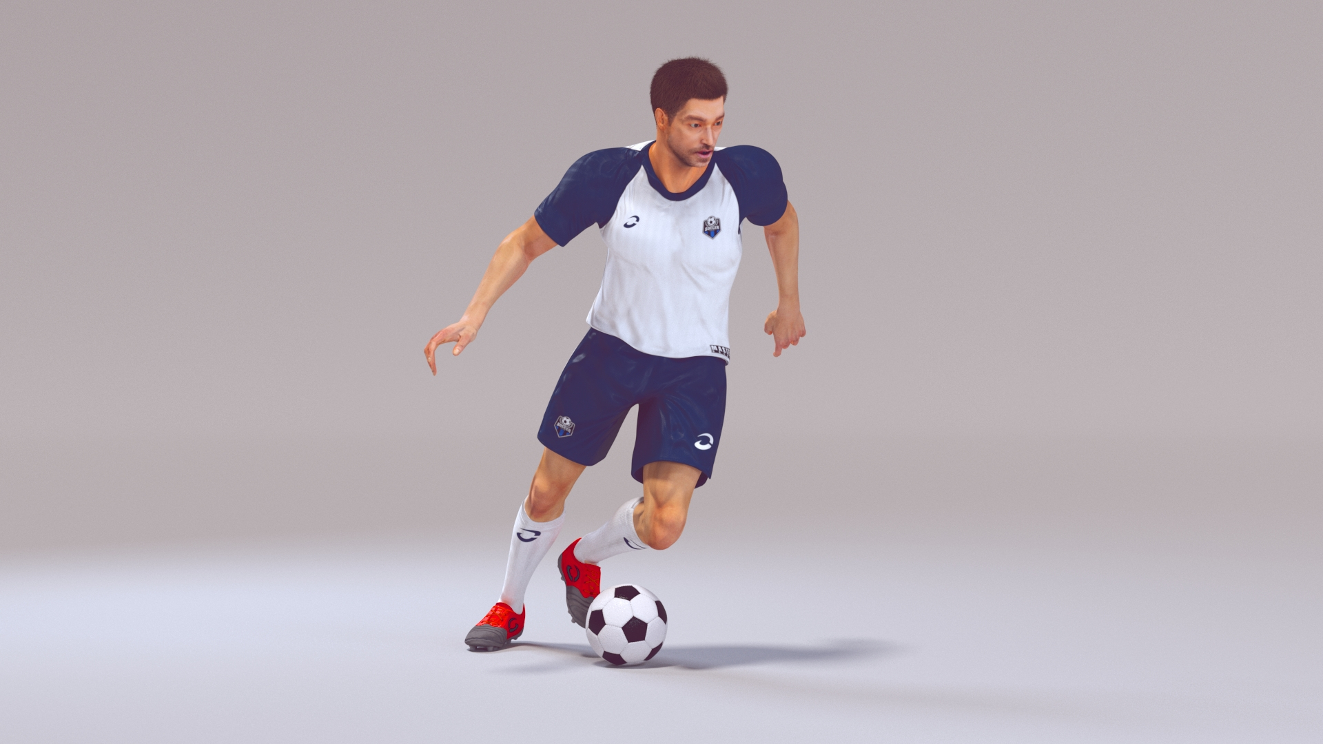 Male Soccer Player Animated HQ 3D - TurboSquid 2187663