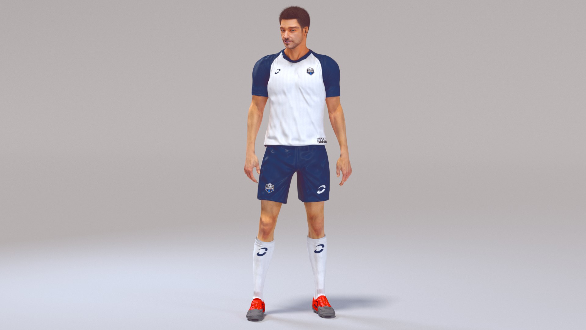 Male Soccer Player Animated HQ 3D - TurboSquid 2187663