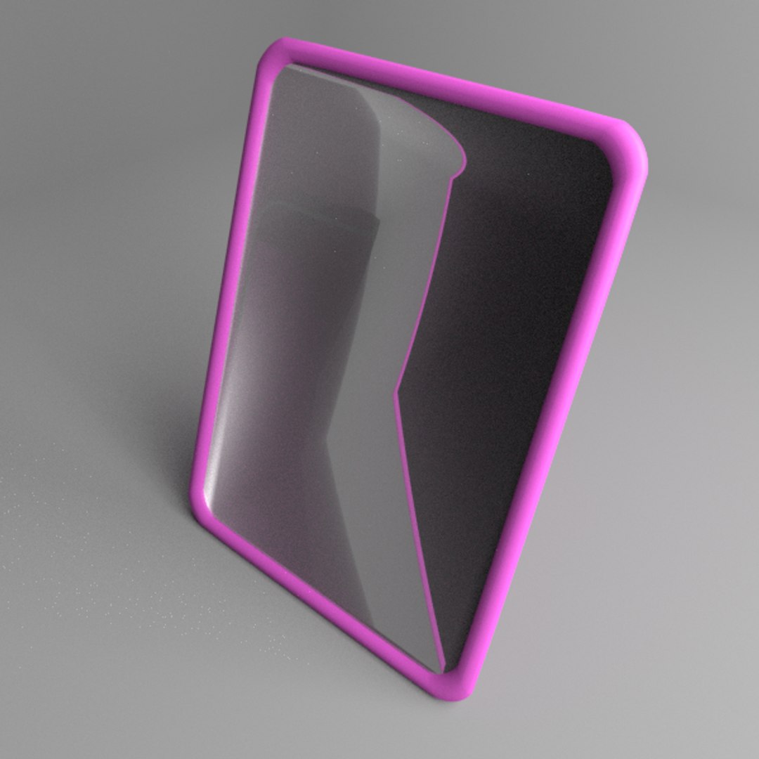 3D Model Desktop Mirror - TurboSquid 1543986