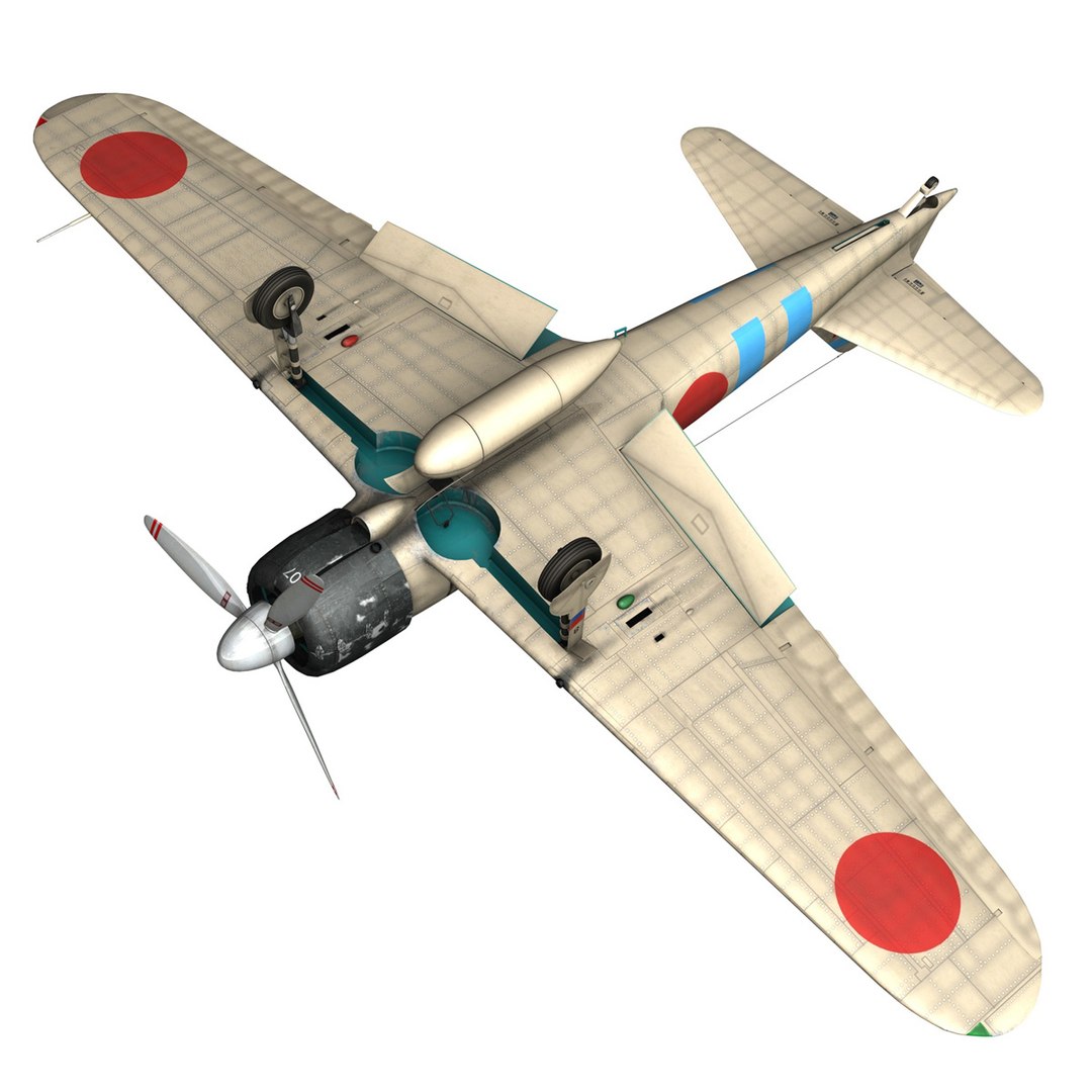 Mitsubishi A6m2 Zero Aircraft Carrier 3d Lwo