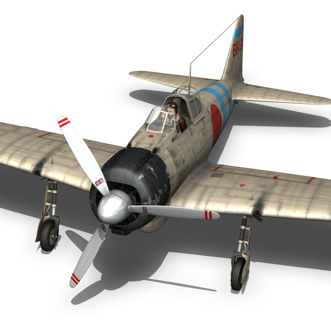 Mitsubishi A6m2 Zero Aircraft Carrier 3d Lwo