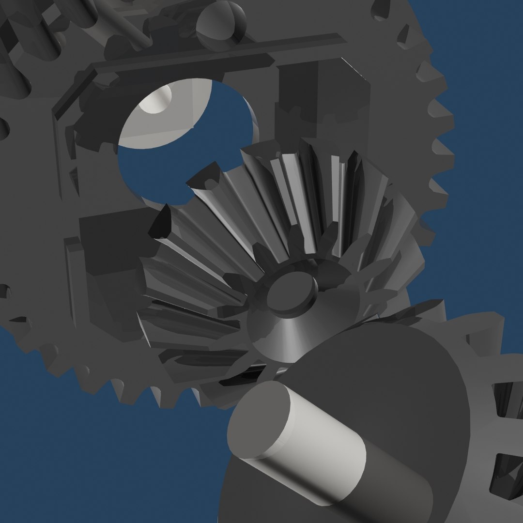 Printable Rc Differential Gear 3d X