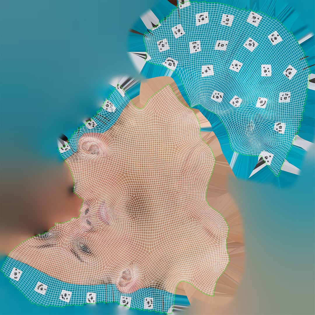 Rhea human head nose model - TurboSquid 1631064