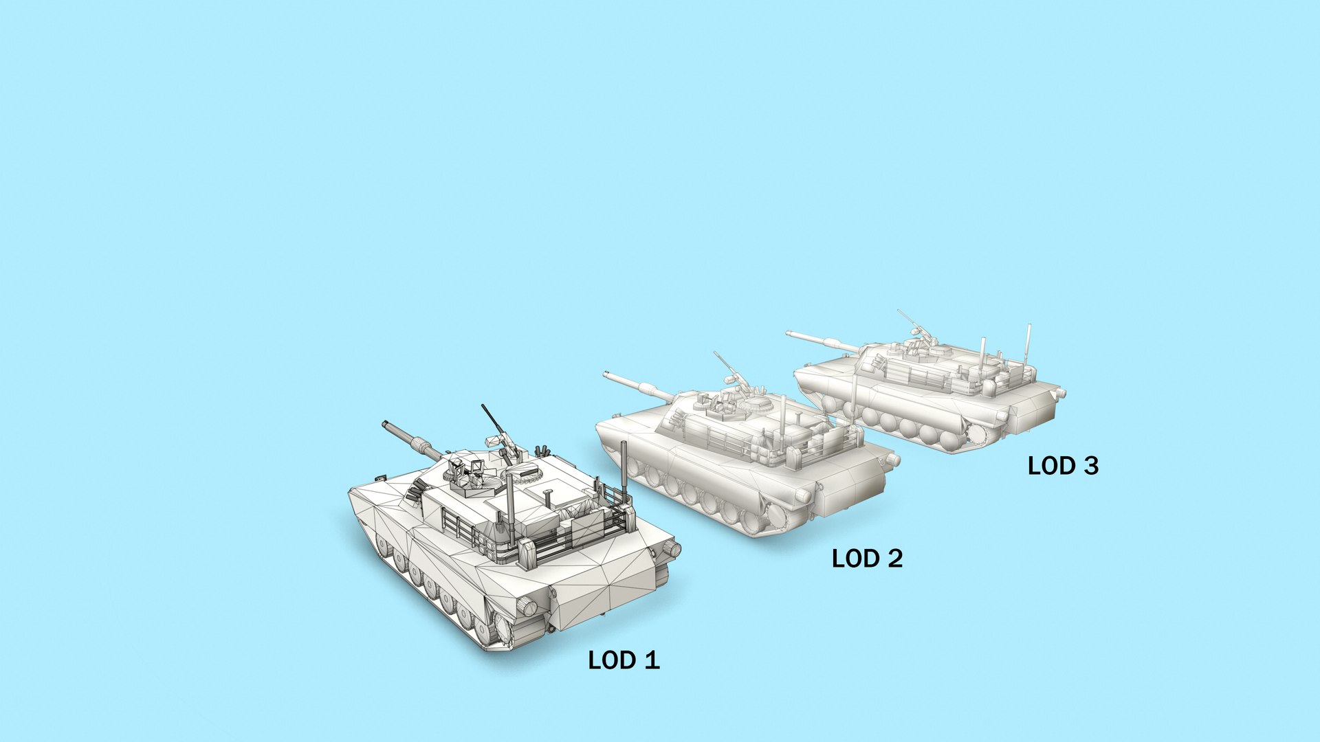 M1A1 Abrams MBT 3D Model - TurboSquid 1998907