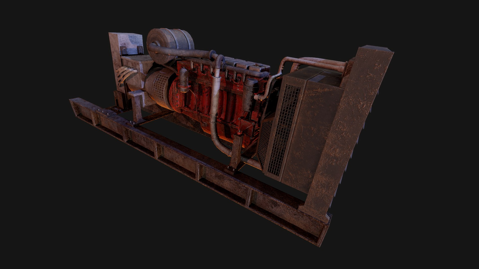 Electric Generator Model - TurboSquid 1414272