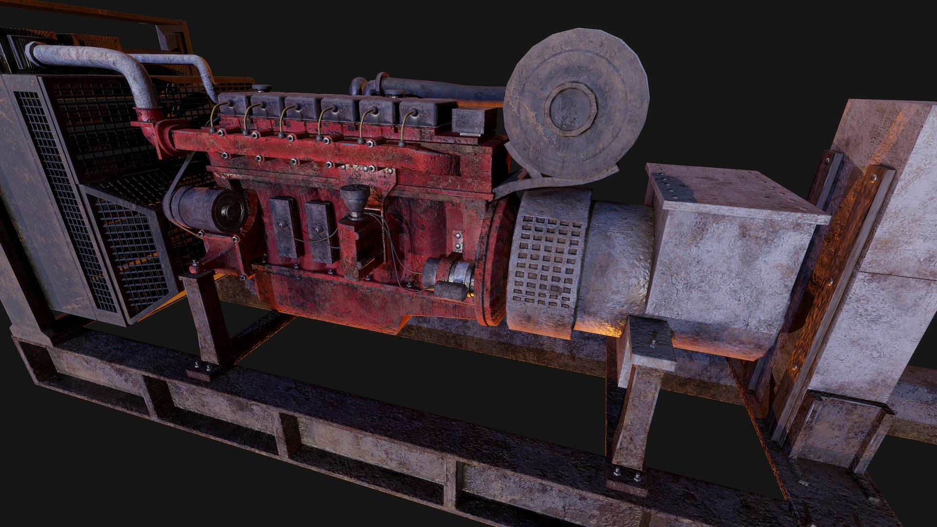 Electric Generator Model - TurboSquid 1414272