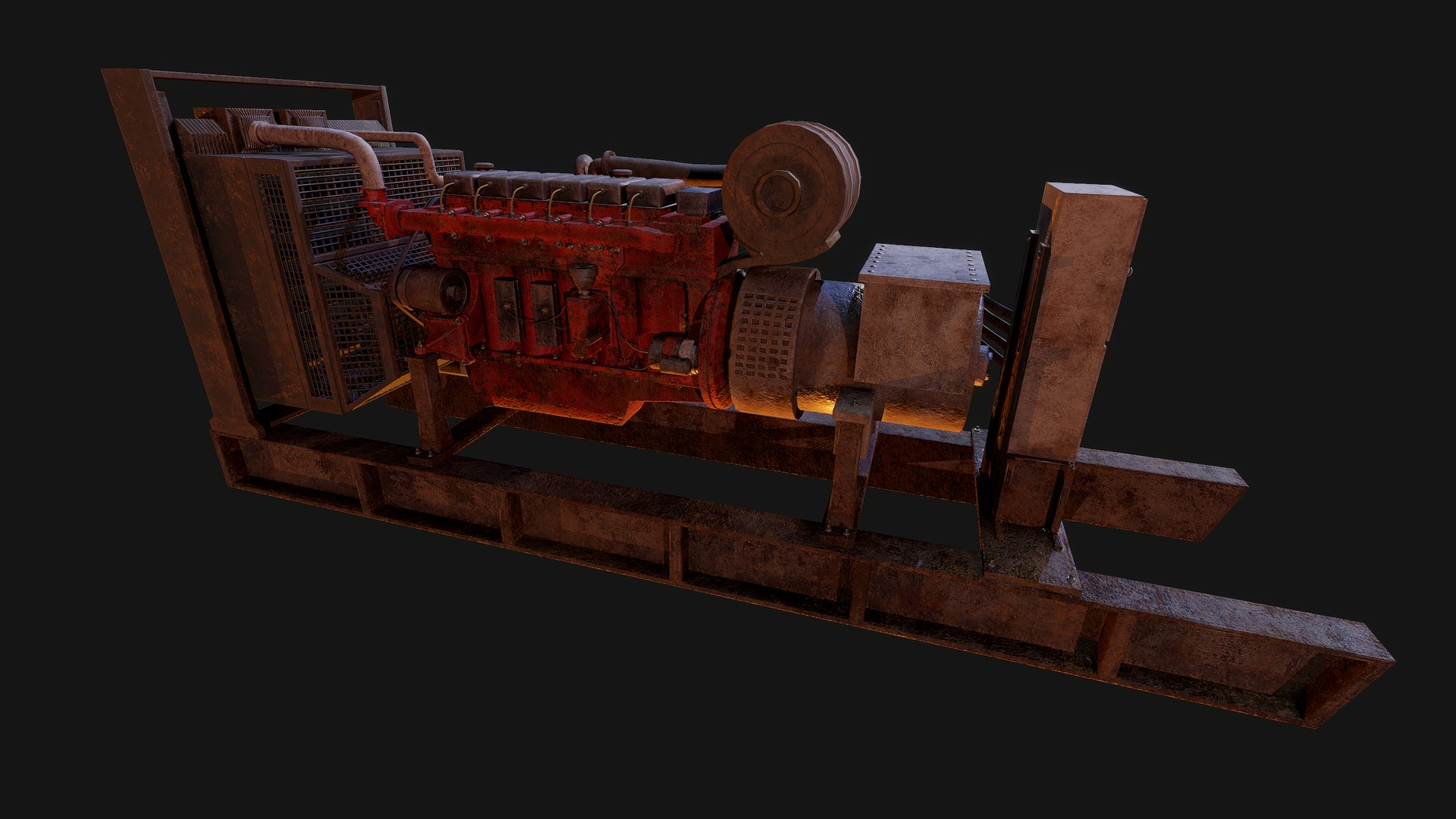 Electric Generator Model - TurboSquid 1414272