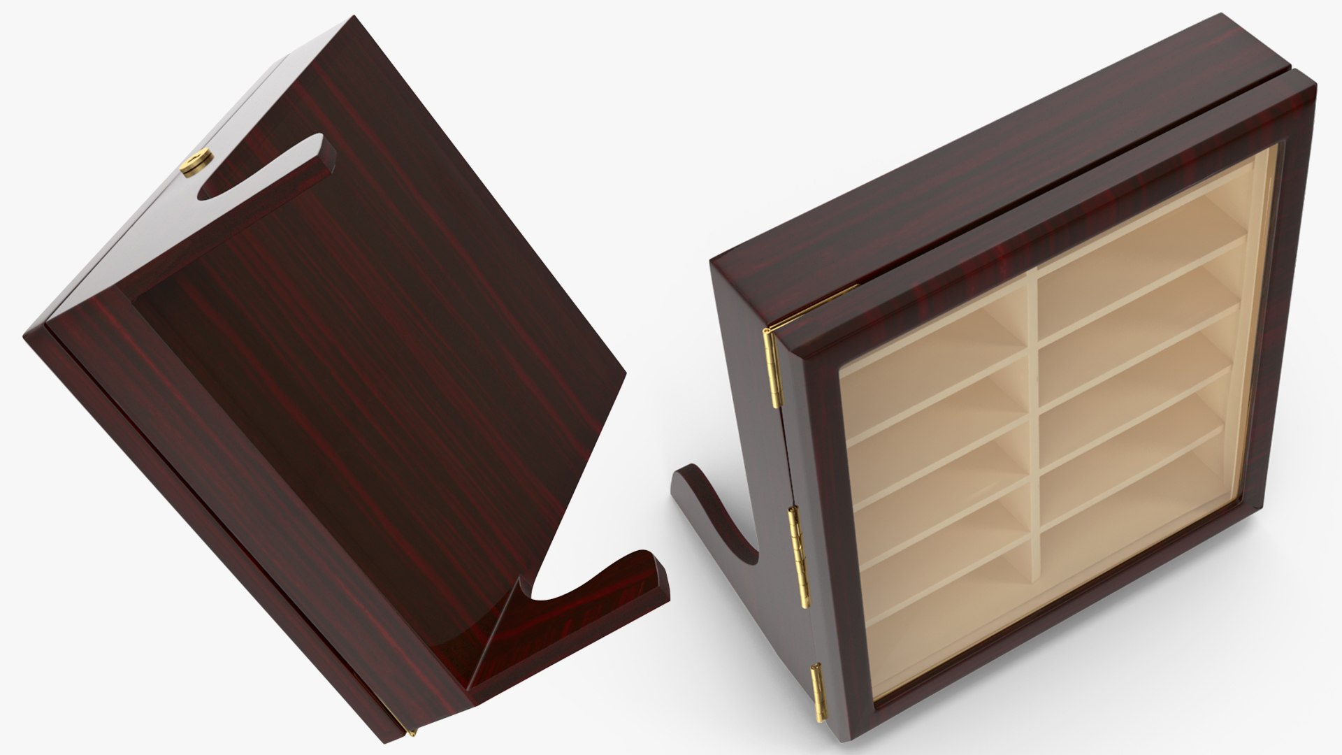 Ebony Glasses Display Stand 3D Model - TurboSquid 2065211