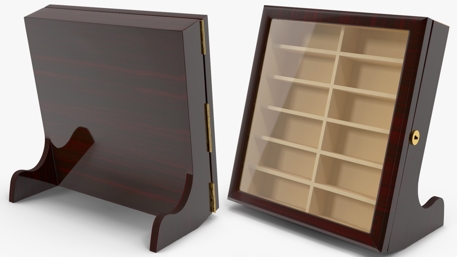 Ebony Glasses Display Stand 3D Model - TurboSquid 2065211