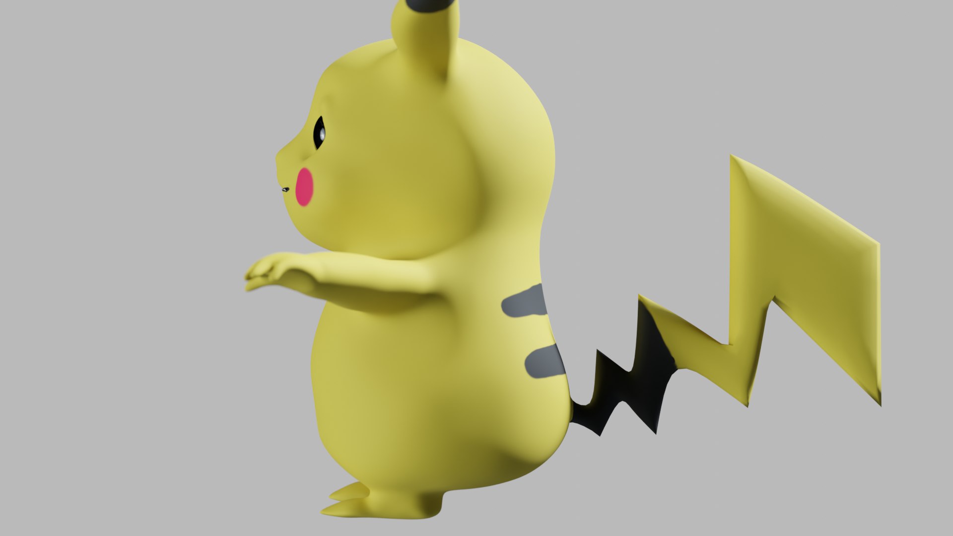 3D Pikachu Pokemon - TurboSquid 2384469