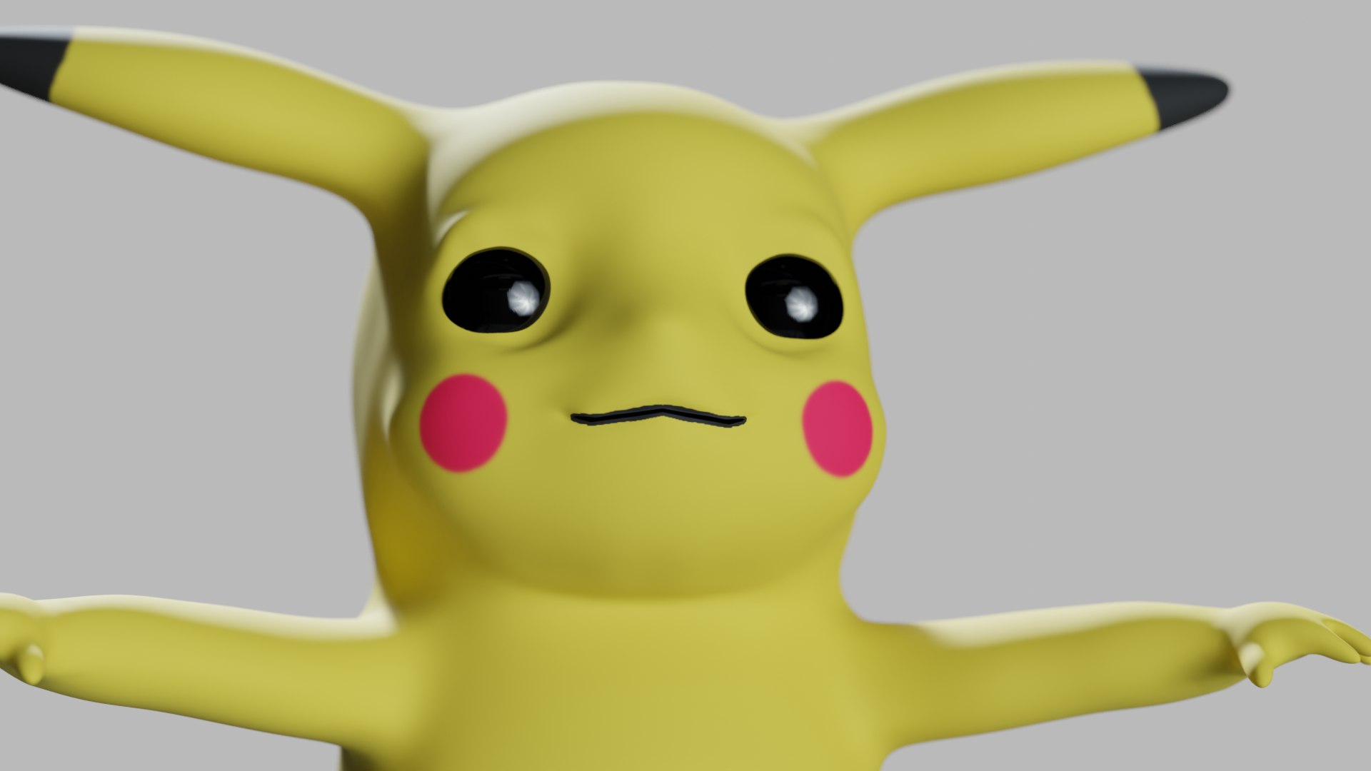 3D Pikachu Pokemon - TurboSquid 2384469