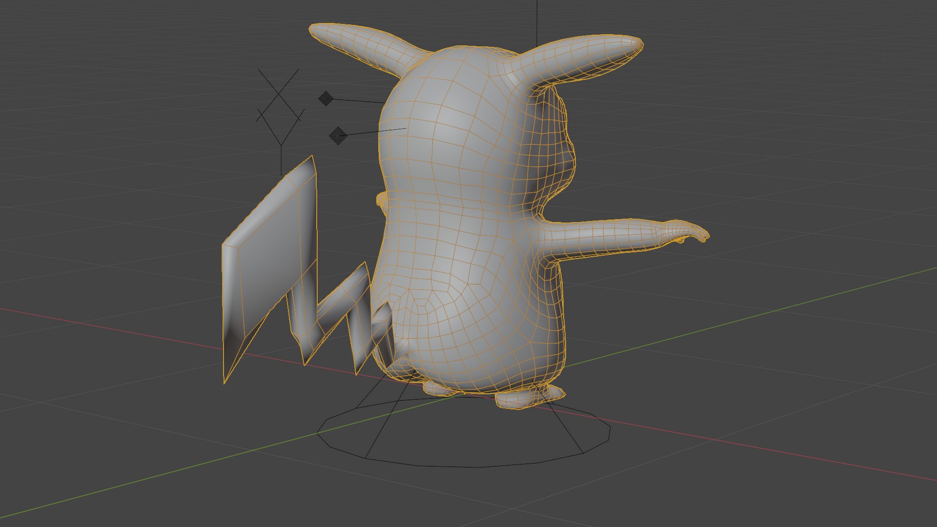 3D Pikachu Pokemon - TurboSquid 2384469