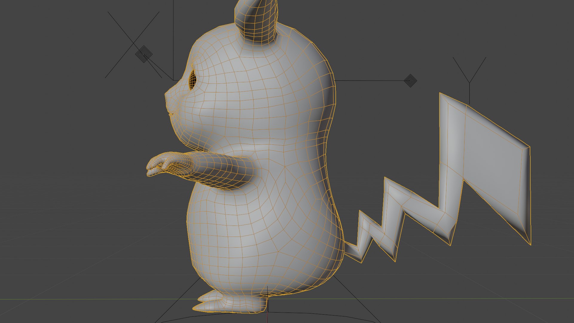 3D Pikachu Pokemon - TurboSquid 2384469