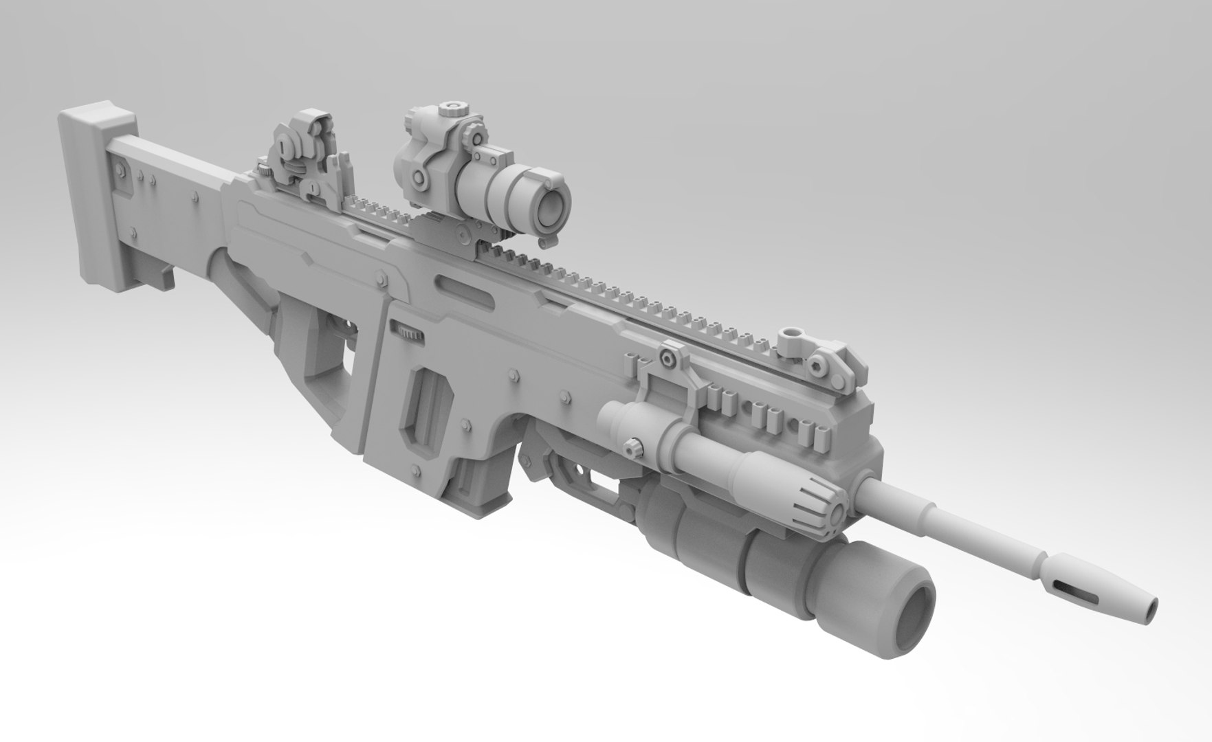 3d Assault Rifle