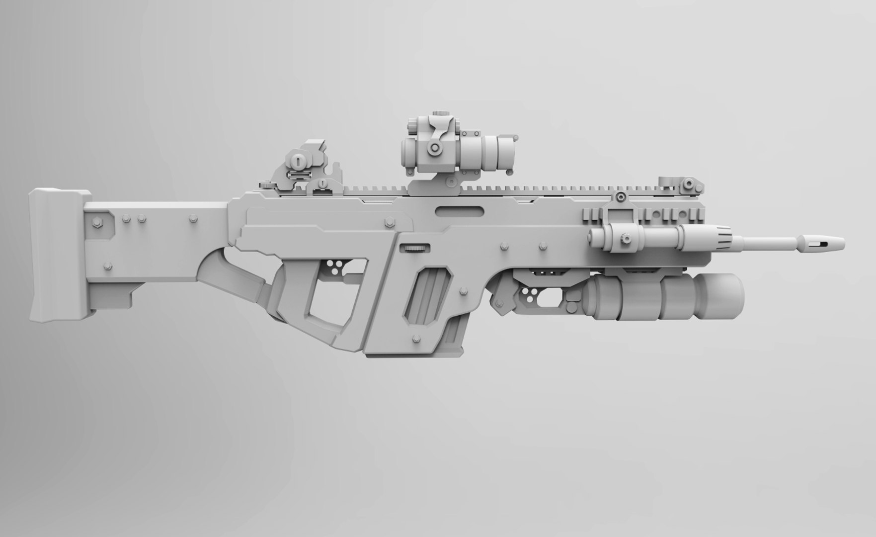 3d Assault Rifle