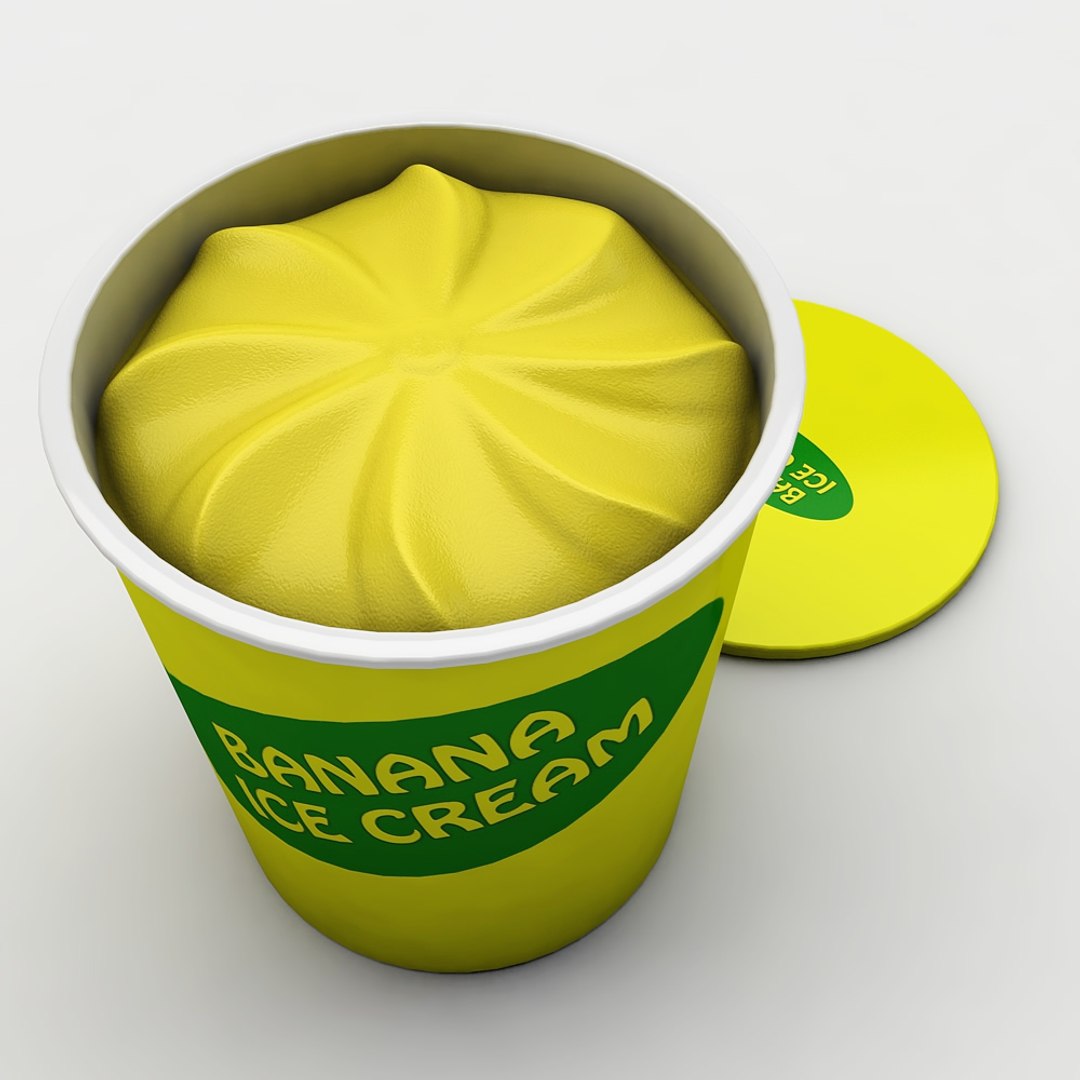 3d ice cream - model