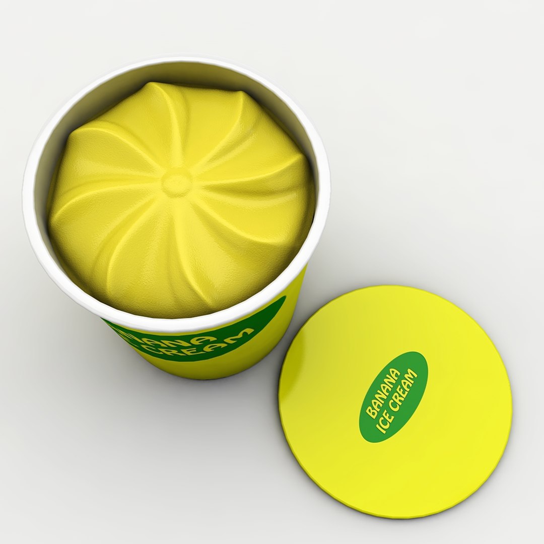 3d ice cream - model