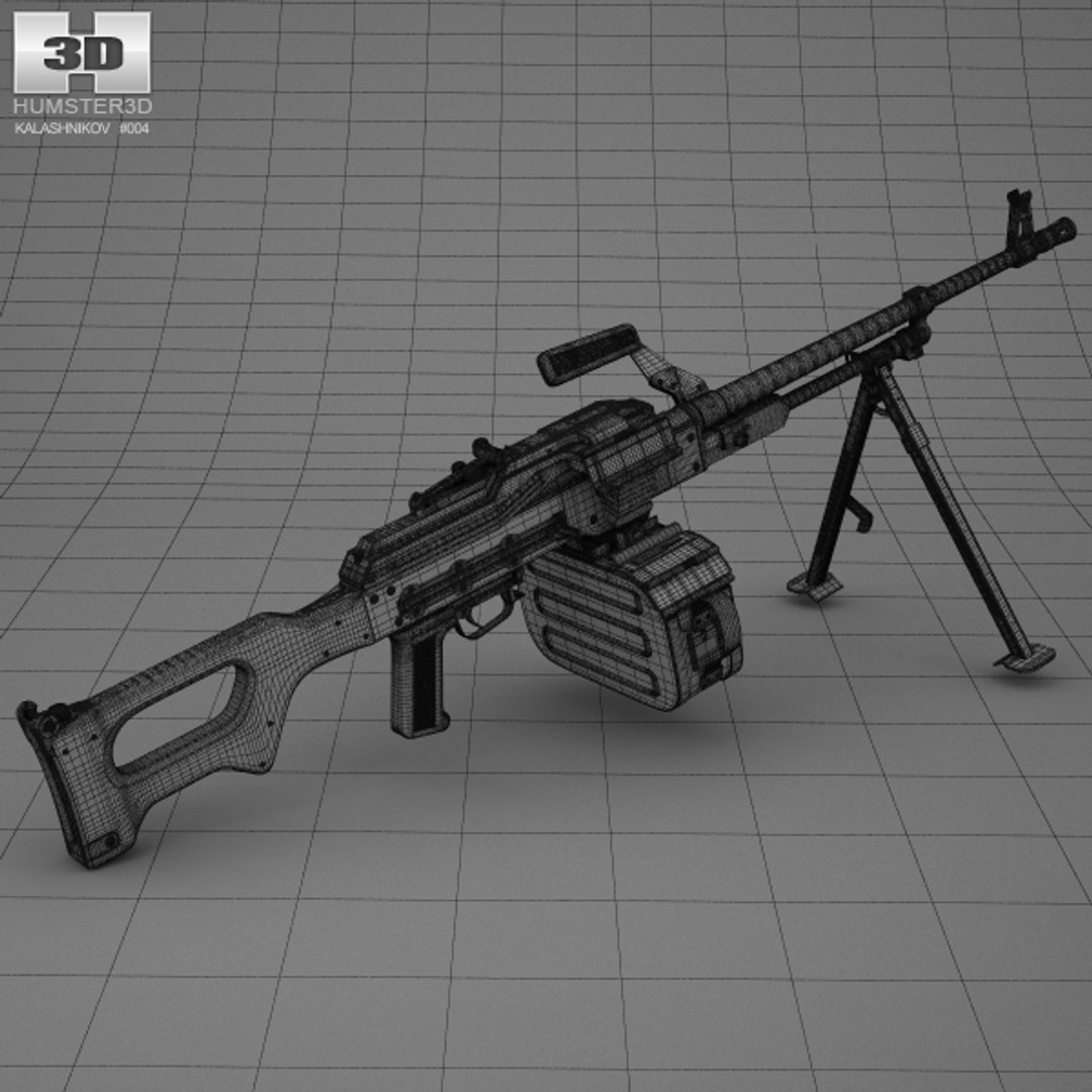 Pk Machine Gun 3D Model - TurboSquid 1256535