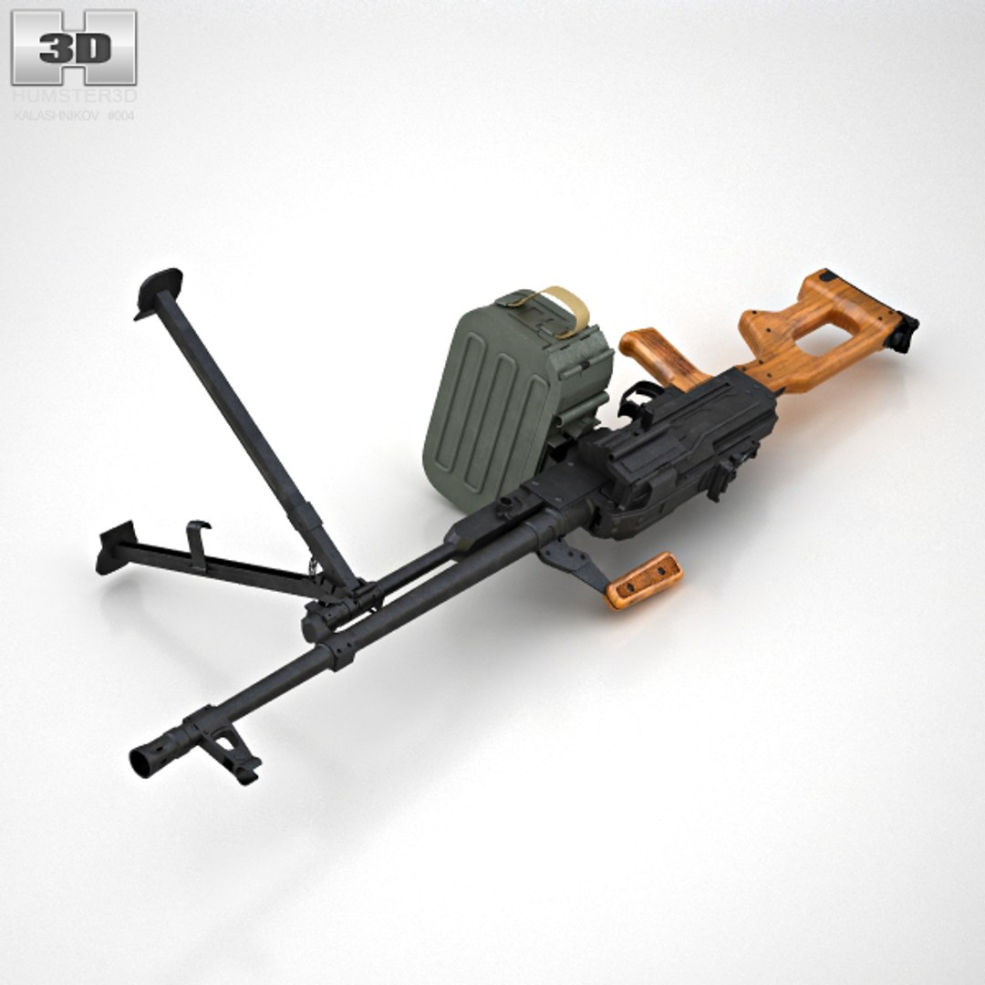 Pk Machine Gun 3D Model - TurboSquid 1256535