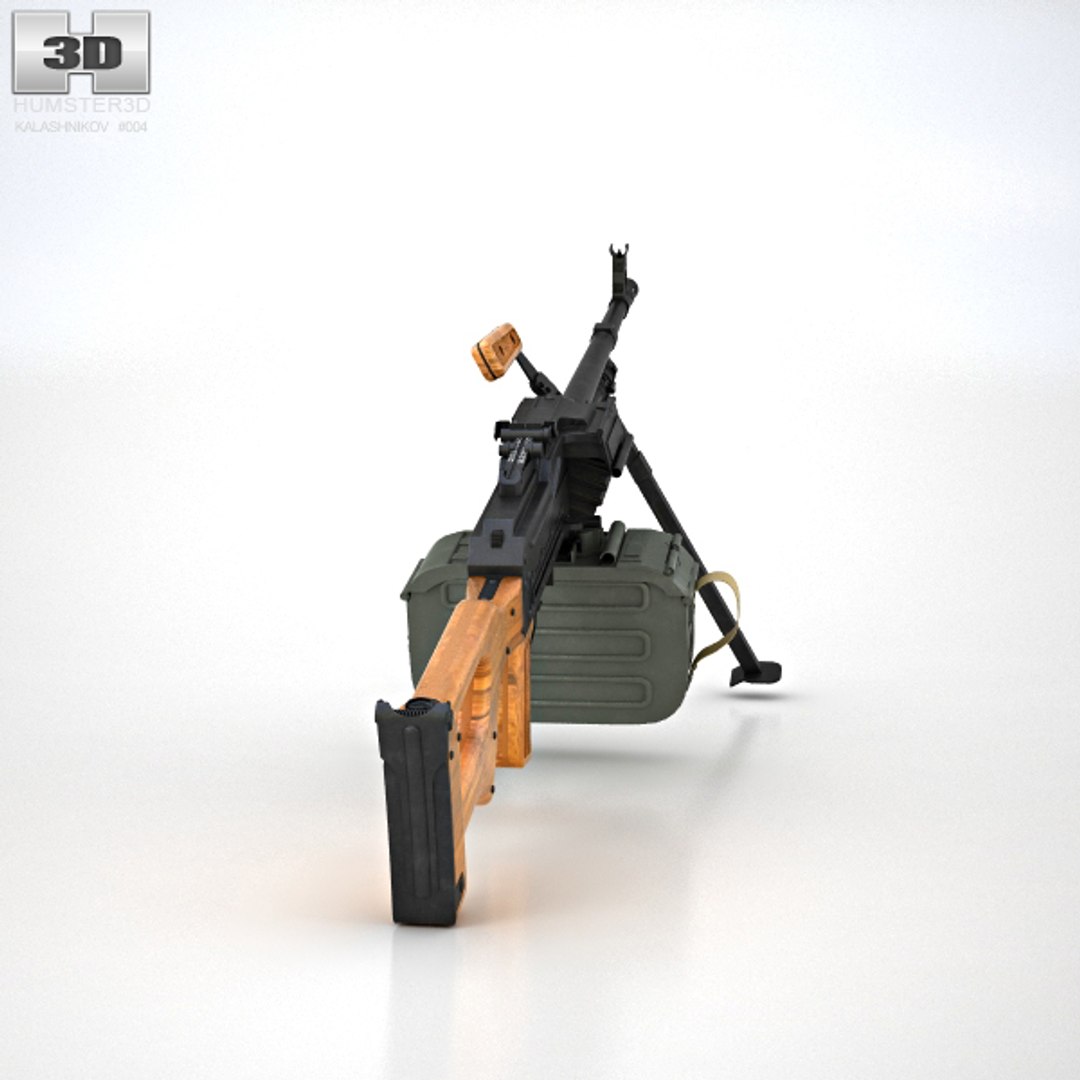 Pk Machine Gun 3D Model - TurboSquid 1256535