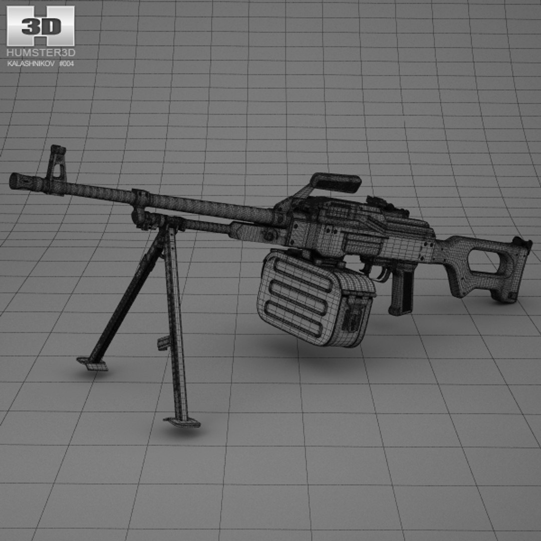 Pk Machine Gun 3D Model - TurboSquid 1256535