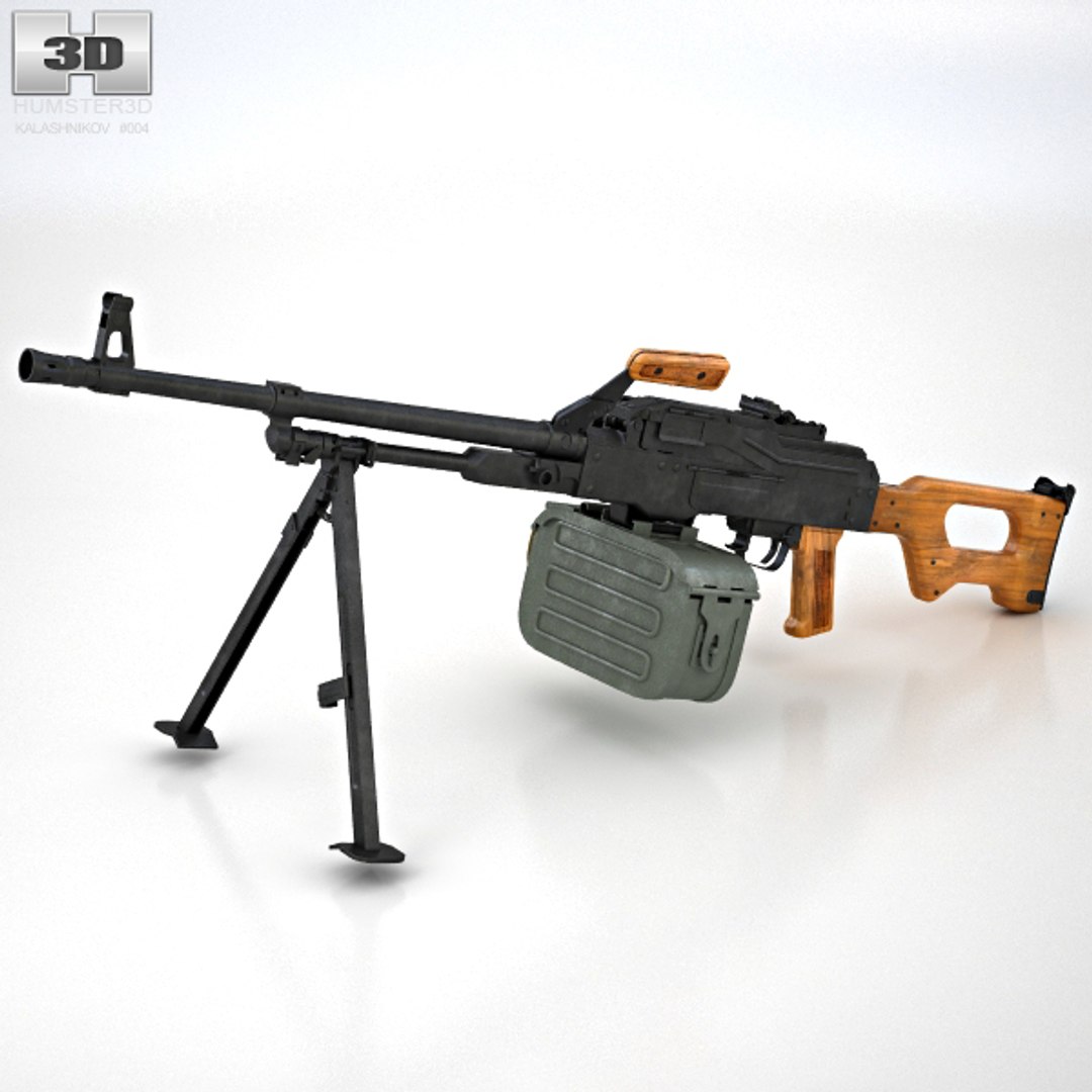 Pk Machine Gun 3D Model - TurboSquid 1256535