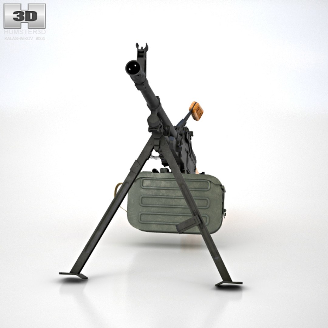 Pk Machine Gun 3D Model - TurboSquid 1256535