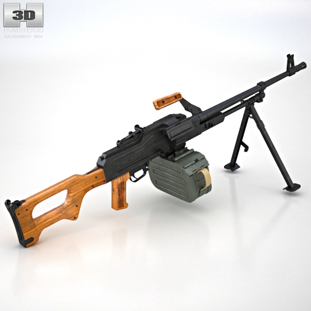 Pk Machine Gun 3D Model - TurboSquid 1256535